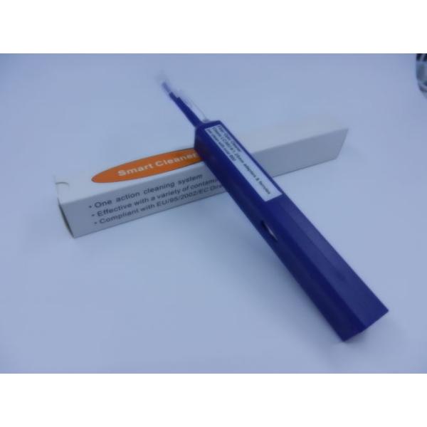 Quality 2.5mm 1.25mm Fiber Optic Ferrule Cleaner Pen , One Click Fiber Optic Connector Cleaner for sale