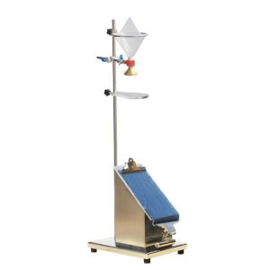 Quality AATCC42 Fabric Impact Penetration Tester with 610mm Cone Height 335x285x1080mm for sale
