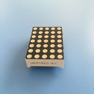 Quality Row Cathode Column Anode 5 x 7 LED Dot Matrix Display 3mm For Mesage Boards for sale