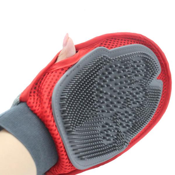 Quality Custom Deshedding Glove Efficient Pet Grooming Glove Pet Cleaning Supplies for sale