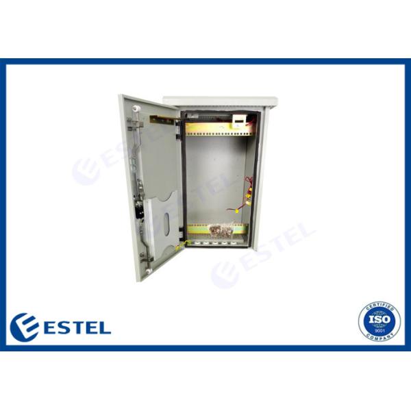 Quality Theftproof IP55 Outdoor Communications Cabinet Hot Dip Galvanized Steel for sale