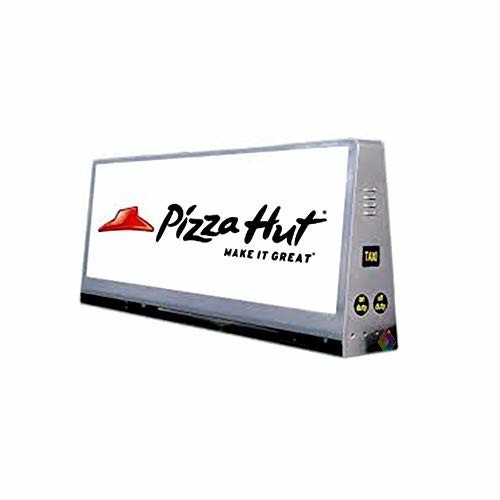 Quality 80W P4 SMD1921 Taxi Top LED Screen 5000nit 1000x360mm for sale