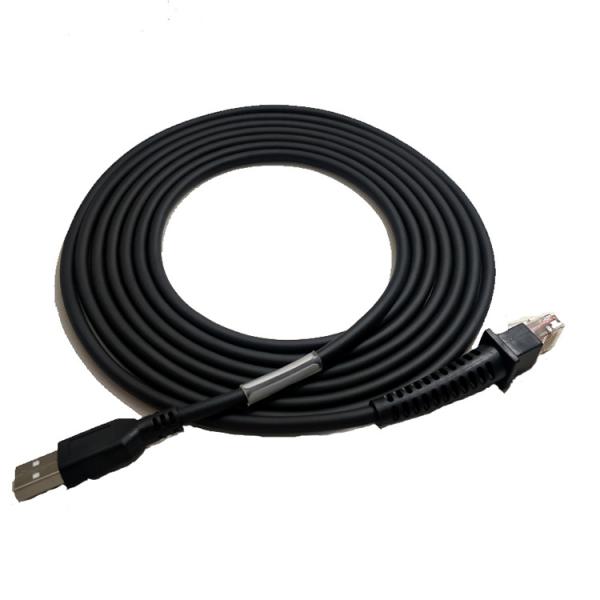 Quality 3m 5m Barcode Reader Cable USB To Rj50 For Gd4100 Gd4310 Scanner for sale
