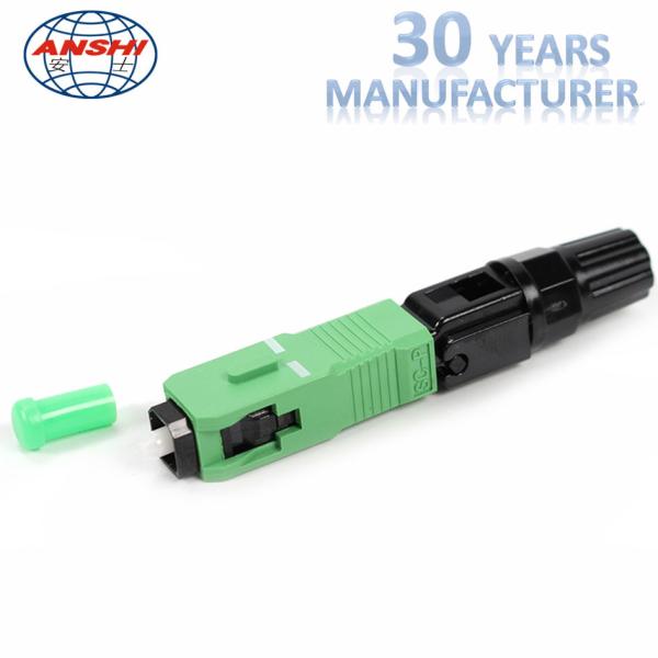 Quality Pre Embedded Quick Connector SC APC Fiber Optic Accessories for sale