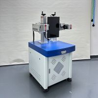 Quality Dual-Head Laser Marking Machine with 20W/30W/50W Fiber Laser and 110mm x 110mm for sale