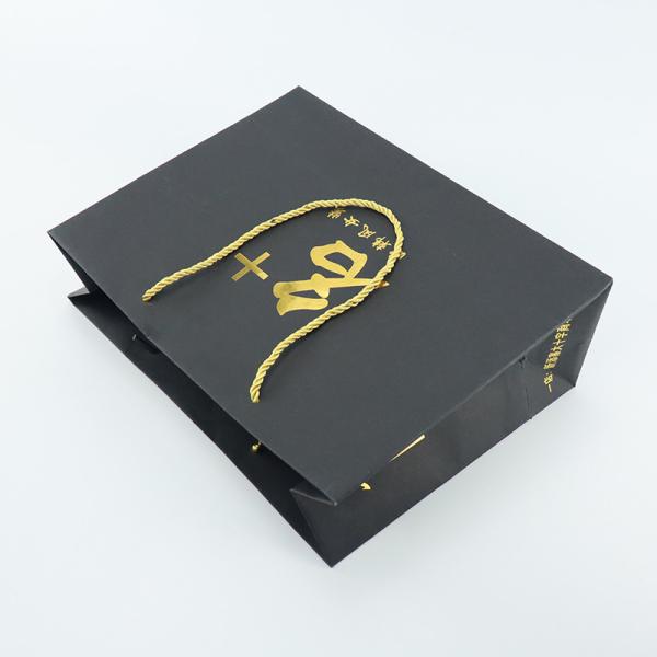 Quality Custom Kraft Corrugated Shopping Paper Bag Clothes Shoes Paper Carry Bags for sale