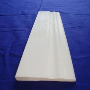 Quality Water Proof Solid Wood Baseboard , Residential Skirting Baseboard Molding for sale