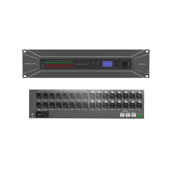 Quality 16X16 Network USB Dante Audio Interface 48V 16 in 16 out 16 Channel Poe for sale