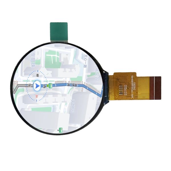 Quality Transmissive Circular TFT Display Round LCD Screen 1.6 Inch 360cd/M2 for sale