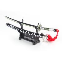 Quality Shinazugawa Sanemi Metal Demon Slayer Mini Katana Keychain Key Chain for sale