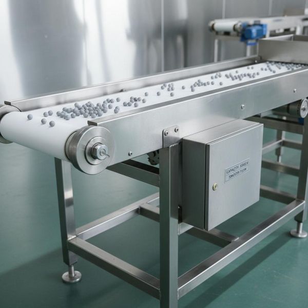 Quality 50kg/h Capacity Belt Conveyor System For Smooth And Continuous Material Handling for sale