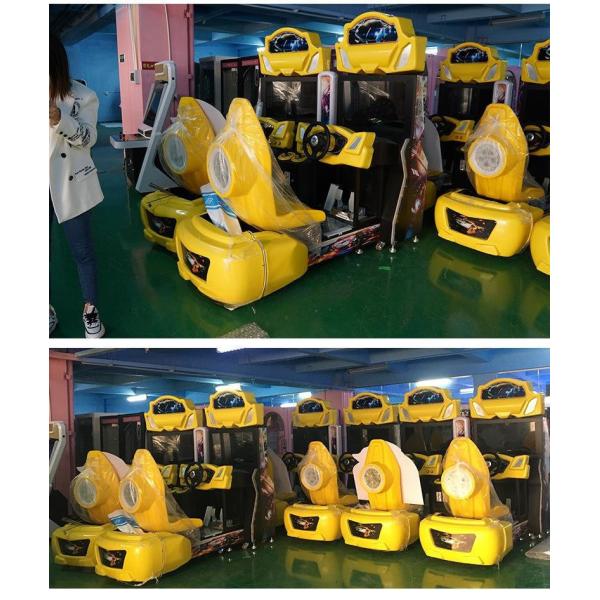 Quality Double Players Car Driving Arcade Machine Luxury For Shopping Mall for sale