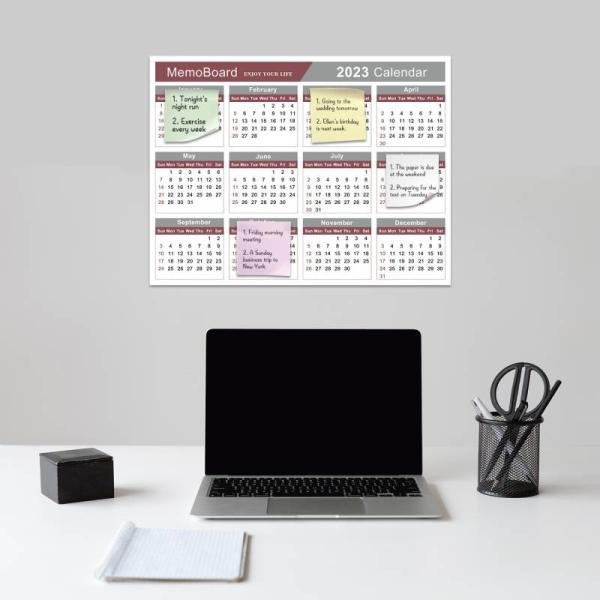 Quality Double Sides Sticky Display Board Removable Glue Calendar Memo Board for sale