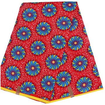40X40 Yarn Count Satin Fabric African Wax Prints Ghana Hitarget Real Wax Top