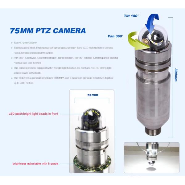Quality Geothermal Exchange Well Cam Mining Borehole Scanner for sale