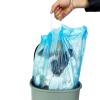 Quality Large Capacity Black Household Garbage Bag with Non-tearing Drawstring and Logo for sale