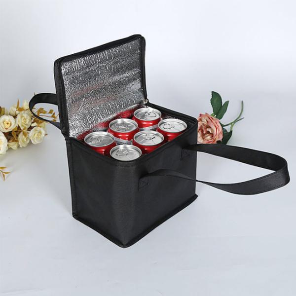 Quality 50x2.5cm 6 Can 2mm EPE 80gsm Promotional Insulated Lunch Bags for sale