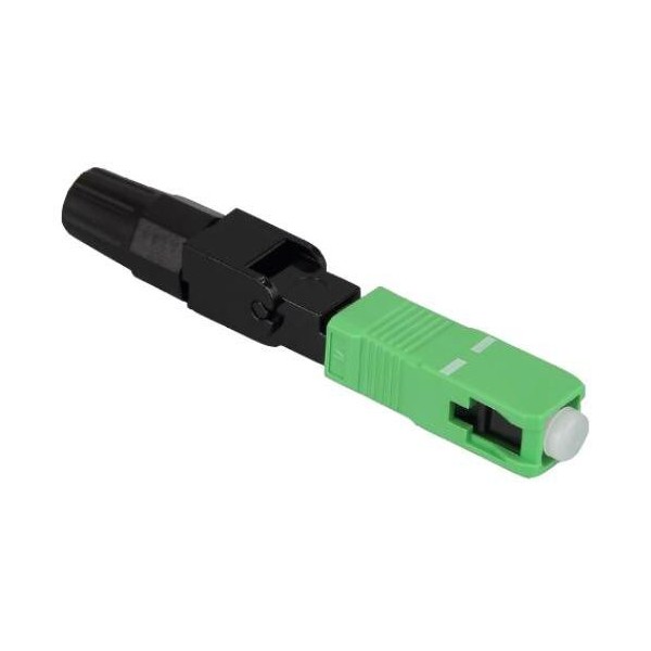 Quality Sc APC Plastic Fiber Optic Quick Connector FTTH Singlemode Pre Polished Tools for sale