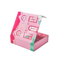 Quality Pink Rigid Magnetic Gift Box Rigid Display Box For Cosmetic Jewelry Packaging for sale