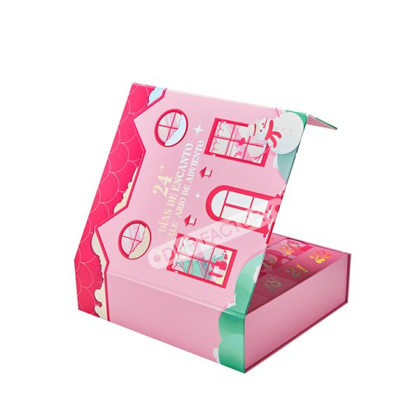 Quality Pink Rigid Magnetic Gift Box Rigid Display Box For Cosmetic Jewelry Packaging for sale