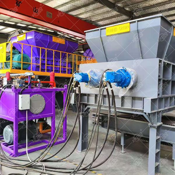 Quality Metal Recycling Shredder Scrap Tire Tyre Comprehensive Waste Car Shell Shredder for sale