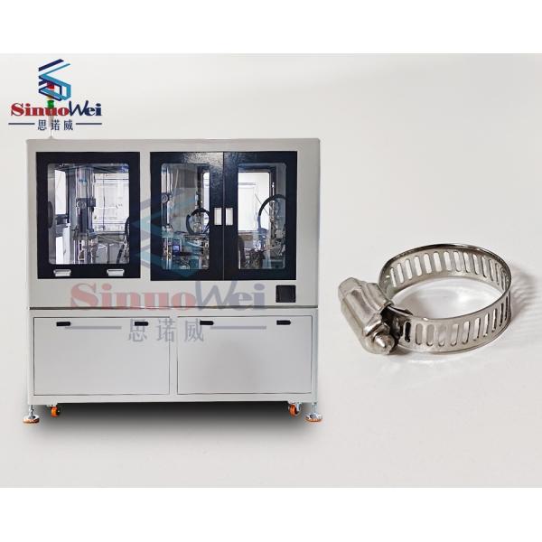 Quality Adjustable Screw Worm Gear American Type Hose Clamp Hose Banding Machine ODM for sale
