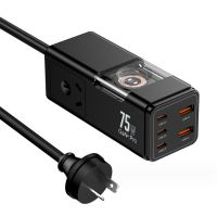 Quality GaN Fast Wireless Charging Socket Worldwide UK US AU EU Plug In Travel Adapters for sale