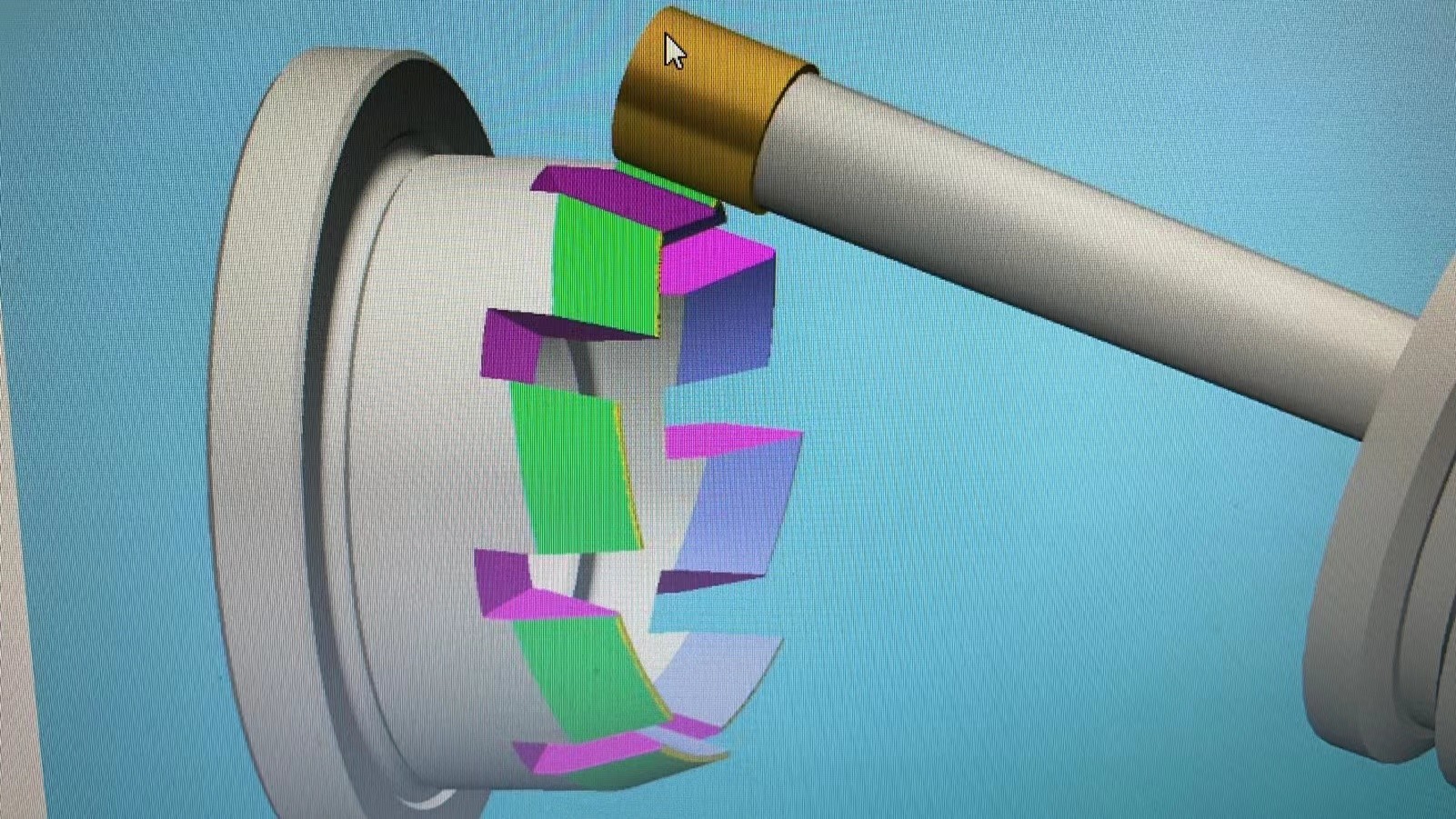 AT Coated Spiral Bevel Gear Cutters Cylindrical Gleason Cutting Tools ...
