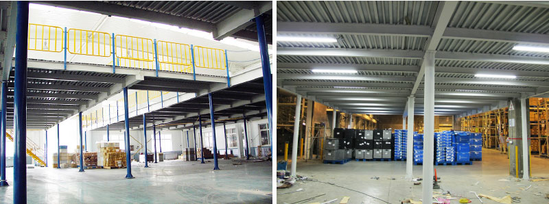 Steel Structure Garret Mezzanine Floor Platform