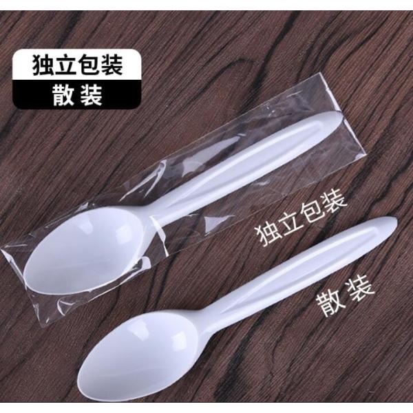 Quality Customized KFC Disposable Thickened Plastic Cutlery Set 3.5g for sale