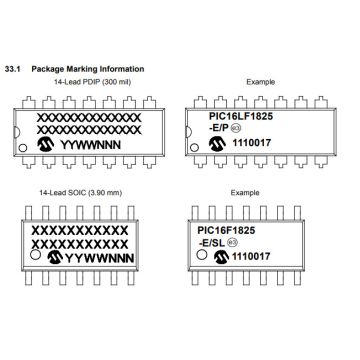 Quality PIC16F1825T-I/ST PIC series Microcontroller IC Microchip FLASH 14-TSSOP for sale