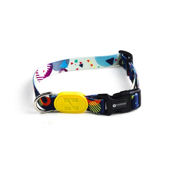 Quality Soft Adjustable Wide Reflective Dog Collars With Name Plate Tag for sale