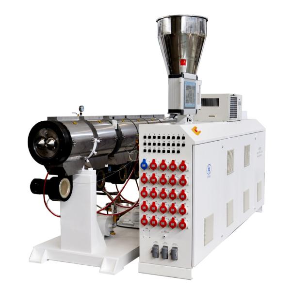Quality Parallel Double Screw Extruder Machine PVC Extruder For Pelletizing Pipe And Profile for sale