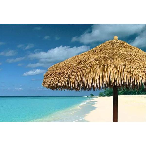 Quality Fireproof Original Super Long Lifespan Synthetic Artificial Straw Thatch at Best for sale