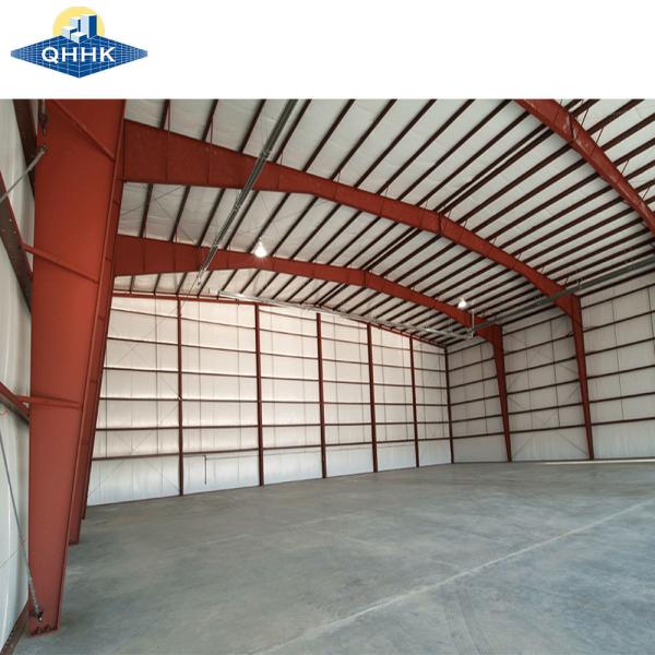 Quality Qhhk Prefabricated Hangars Q355b Customize Large Span Building for sale