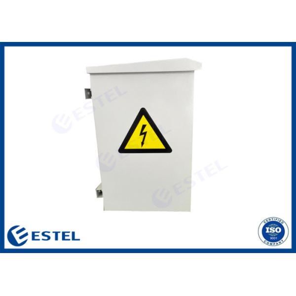 Quality Theftproof IP55 Outdoor Communications Cabinet Hot Dip Galvanized Steel for sale