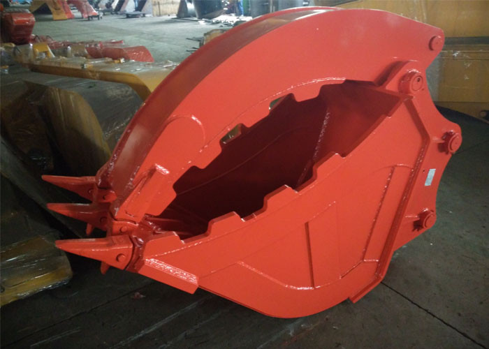 Quality Excavator Grapple Hydraulic Bucket Thumb Grapple With Grating Bucket for sale