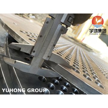 Quality ASME SA516 GR.70 BAFFLE PLATE FOR HEAT EXCHANGER CONDENSER TUBESHEET for sale