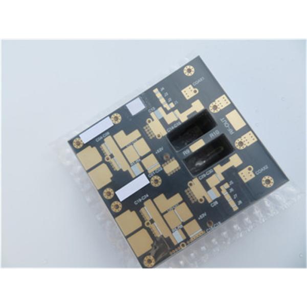 Quality High Frequency Black Solder Mask PCB Circuit Board DK2.65 F4B PTFE Based 1.6mm for sale