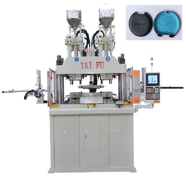 Quality Two-Color Lid Plastic Making Machine Vertical Double Color Injection Molding for sale