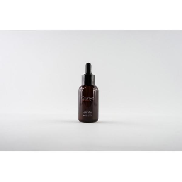 Quality Sprayer Closure Amber Cosmetic Bottles , Personal Care Plastic Dropper Bottle for sale