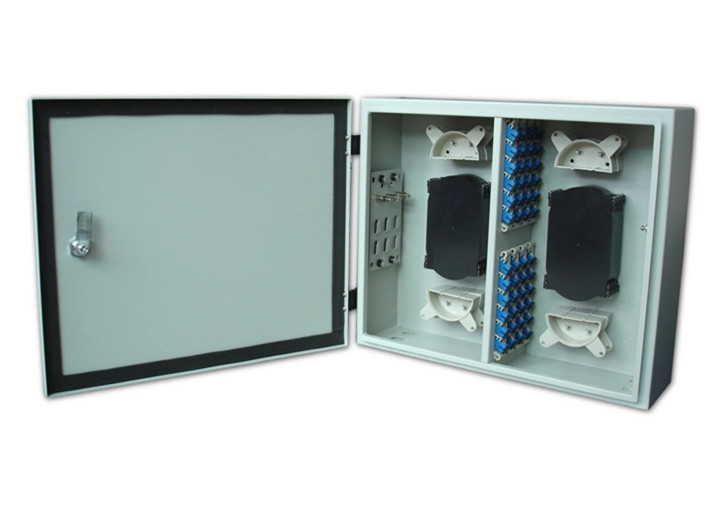 Quality 48Fo Outdoor Wall Mount Fiber Enclosure LC ODF Optical Distribution Frame for sale