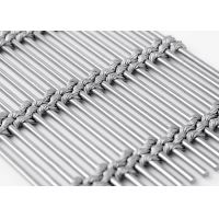 Quality Flexible Cladding Facade Metal Architectural Mesh 7mm Thick Natural Colour for sale