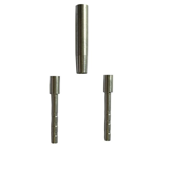Quality Id .165/166" 4mm Arrow Broadhead Adapter Stainless And Aluminum Half Out Inserts for sale