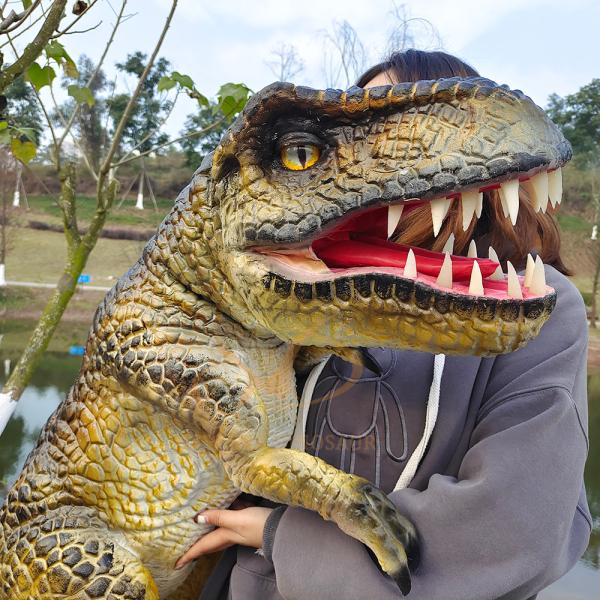 Quality Sunproof Tyrannosaurus Rex Hand Puppet Dinosaur Full Body Puppet For Performance for sale