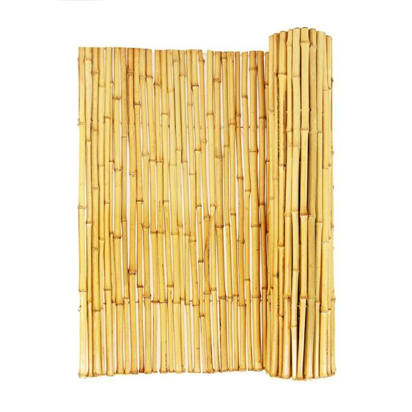 Quality China Supplier Bamboo Border Fence Natural Bamboo Reed Fence Nature Or Black Color For Garden Fence for sale