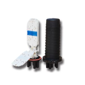 Quality Dome 48 core Fiber Optic Splice Closure , 5 ports Network splicing kits for sale