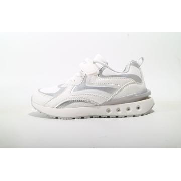 Breathable Leather Boys Basketball Shoes Fashionable With Rubber Outsole