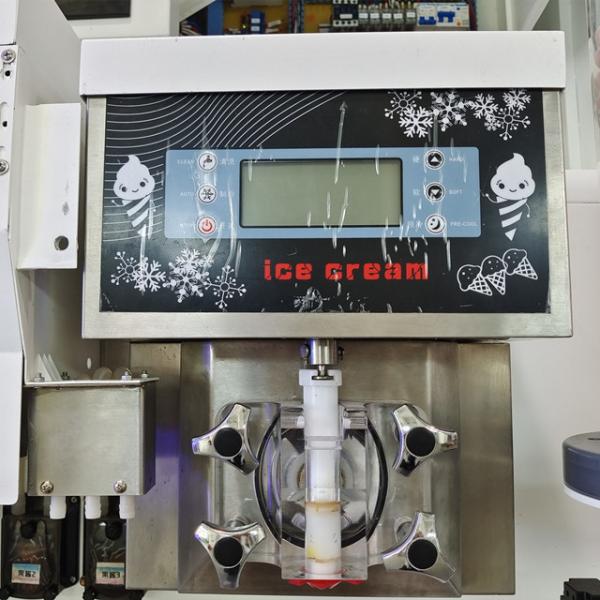 Quality Halo fully automatic outdoor soft ice cream vending machine with 32 inch touch for sale