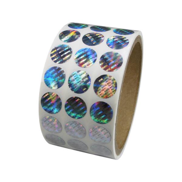 Quality 2 * 3cm 2D 3D Moving Grating Security Hologram Stickers for sale